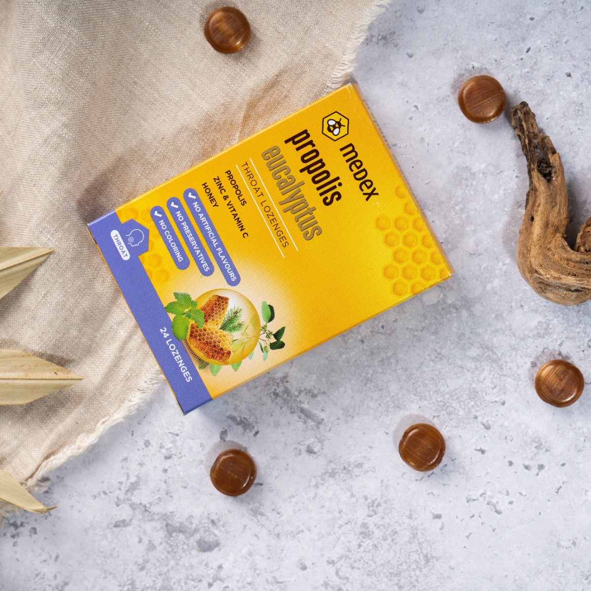 Propolis Eucalyptus Pastile